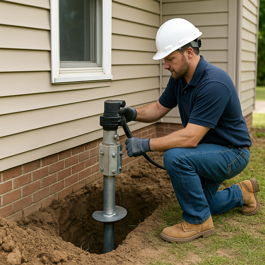 Helical Piers vs Push Piers: Best Choice for Your Home | RhinoLift