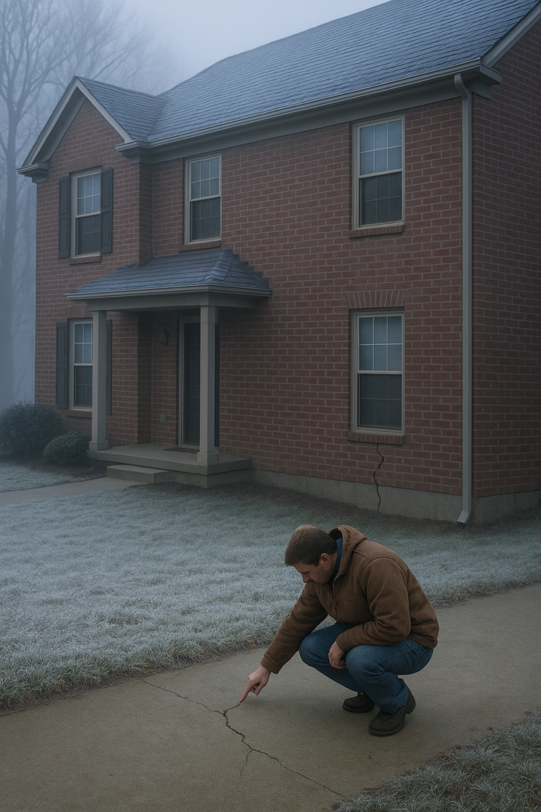 Cold Weather Foundation Problems in Charlotte | RhinoLift